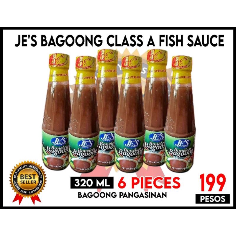 Bagoong Pure ISDA 320ML Class A (6 Bottles) | Shopee Philippines