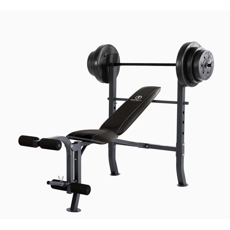 Marcy Elite Bench (with Free 100lb Barbell Set) | Shopee Philippines