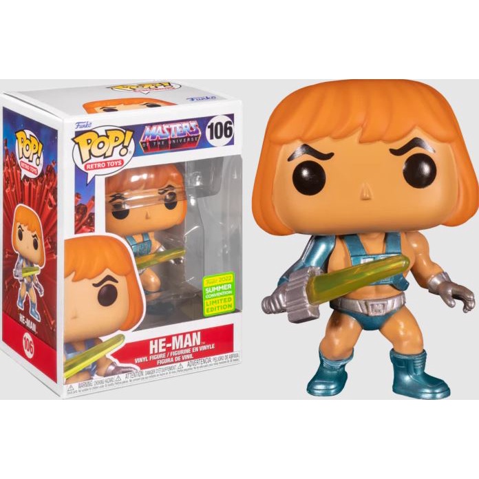 He-Man # 106 Funko Pop 2022 Summer Convention Exclusive | Shopee ...