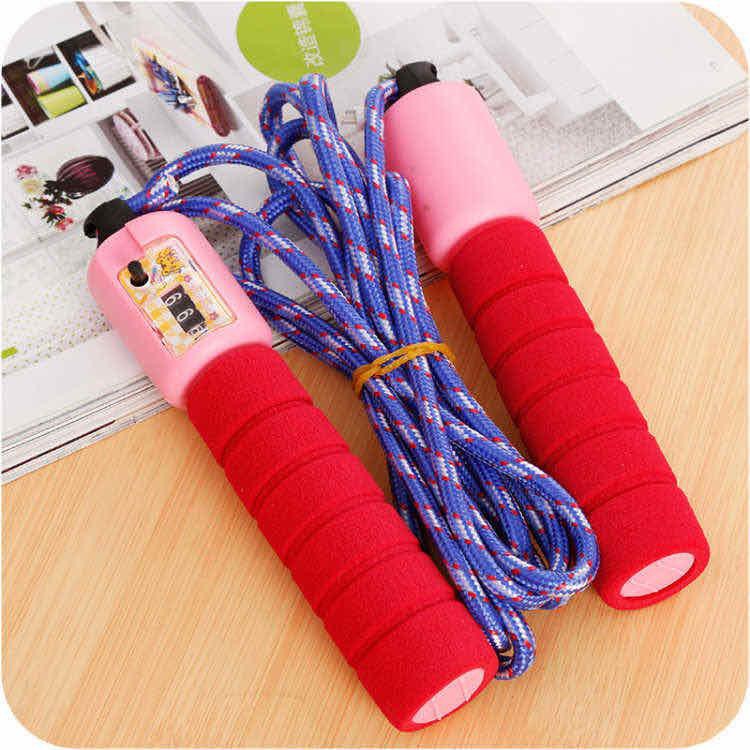 Skipping jump rope soft handle with counter rope SKIPPING counter Tool ...