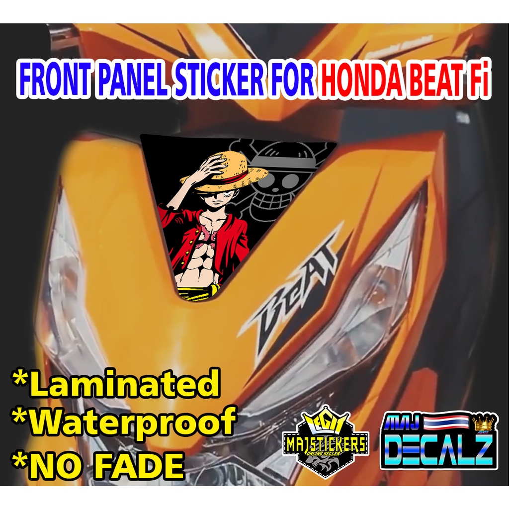 Honda Beat Fi V2 Front Panel Sticker | Shopee Philippines