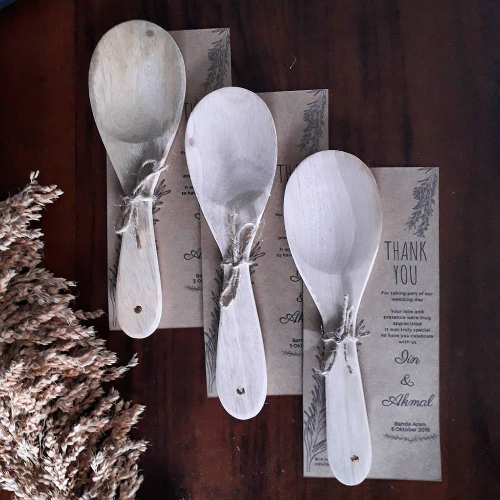 KAYU Rustic Packaged Wooden Ladle Souvenirs - Wooden Ladle Souvenirs ...