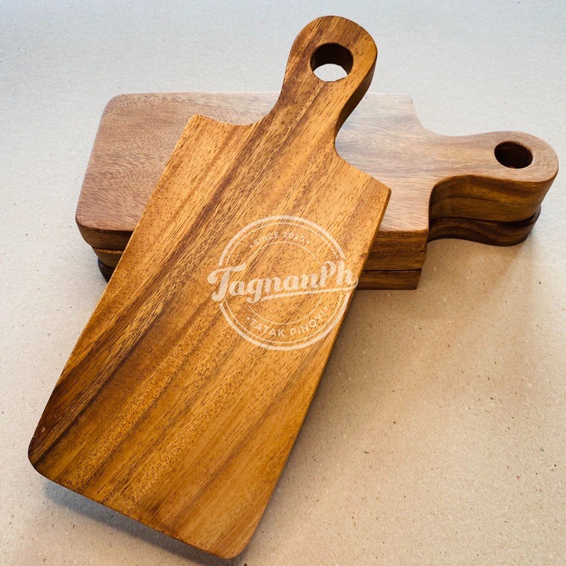 Tagnan Ph Paddle Chopping Board made from Acacia (flat side) 1x5x12.50 ...