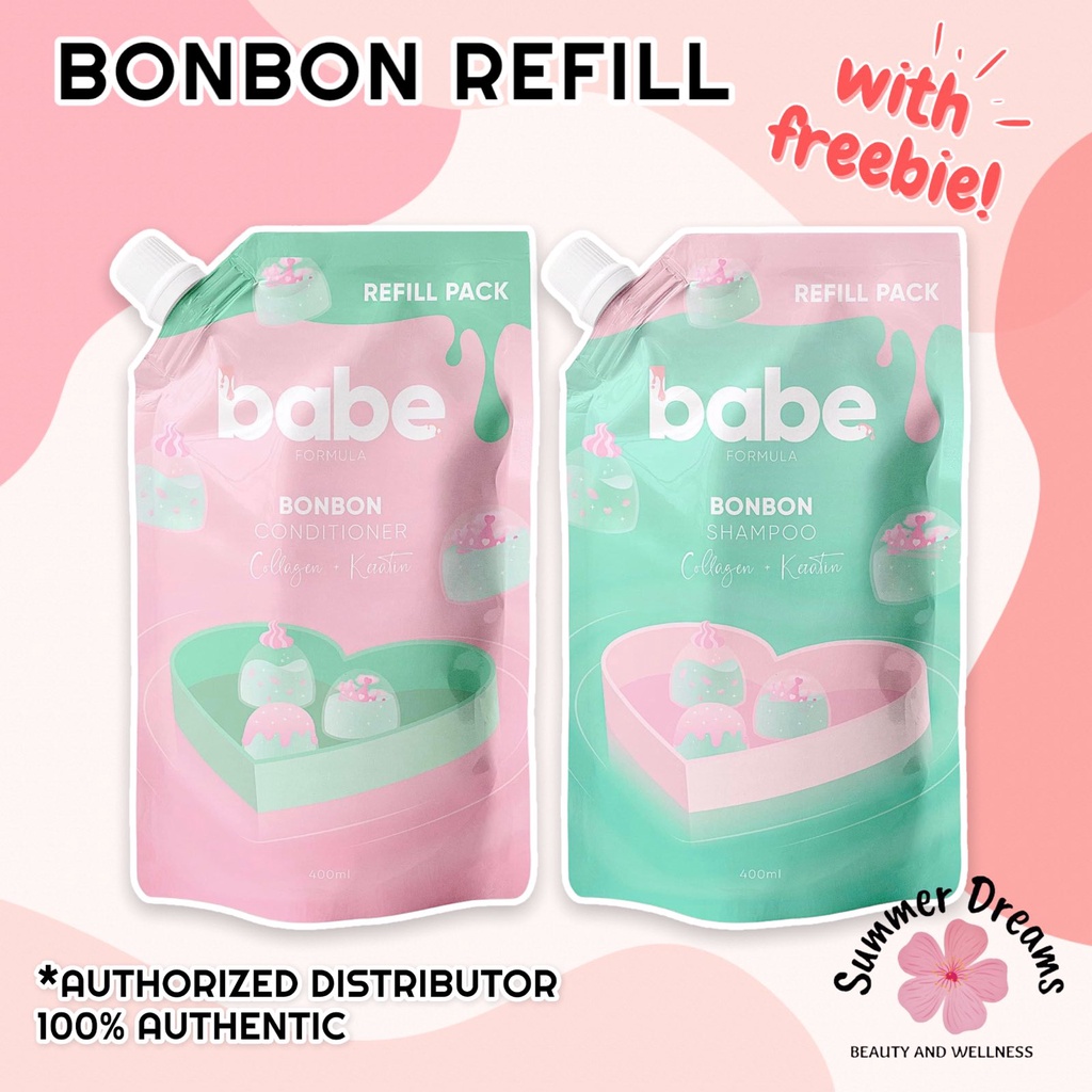 BONBON Shampoo and Conditioner Refill Pack 400ml | Shopee Philippines