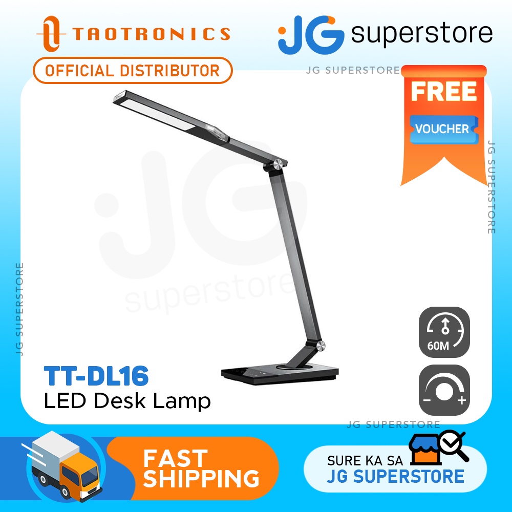 TaoTronics Dimmable LED Desk Lamp with 5 Lighting Colors and 6 ...