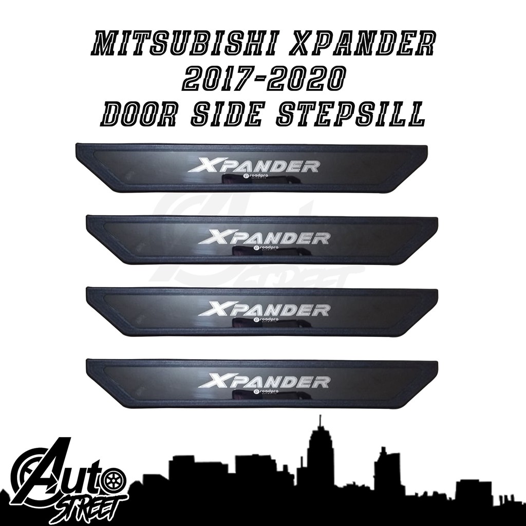 Mitsubishi Xpander 2017-2020 Door Side Step Sill / Scuff Plate (Black ...