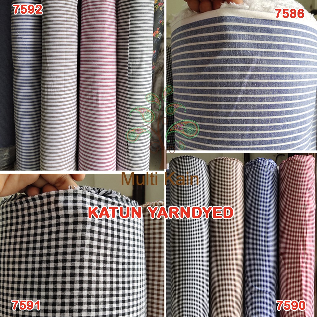 KATUN Multi-fabric, gingham woven yarndyed cotton, basic basic basic ...