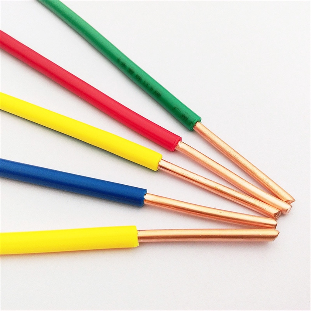 1m BV 1mm Square Single Core Hard Wire, Anaerobic Solid BV 1mm Pure ...