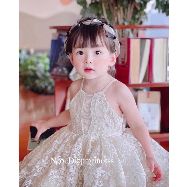 Girls' dress, 2-strap zen lady's dress, extremely stylish and luxurious ...