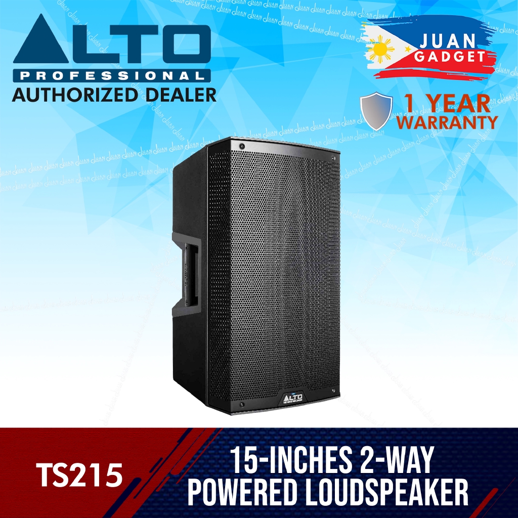 Alto Professional TS215 TRUESONIC 1100W 15" 2-Way Powered Loudspeaker ...