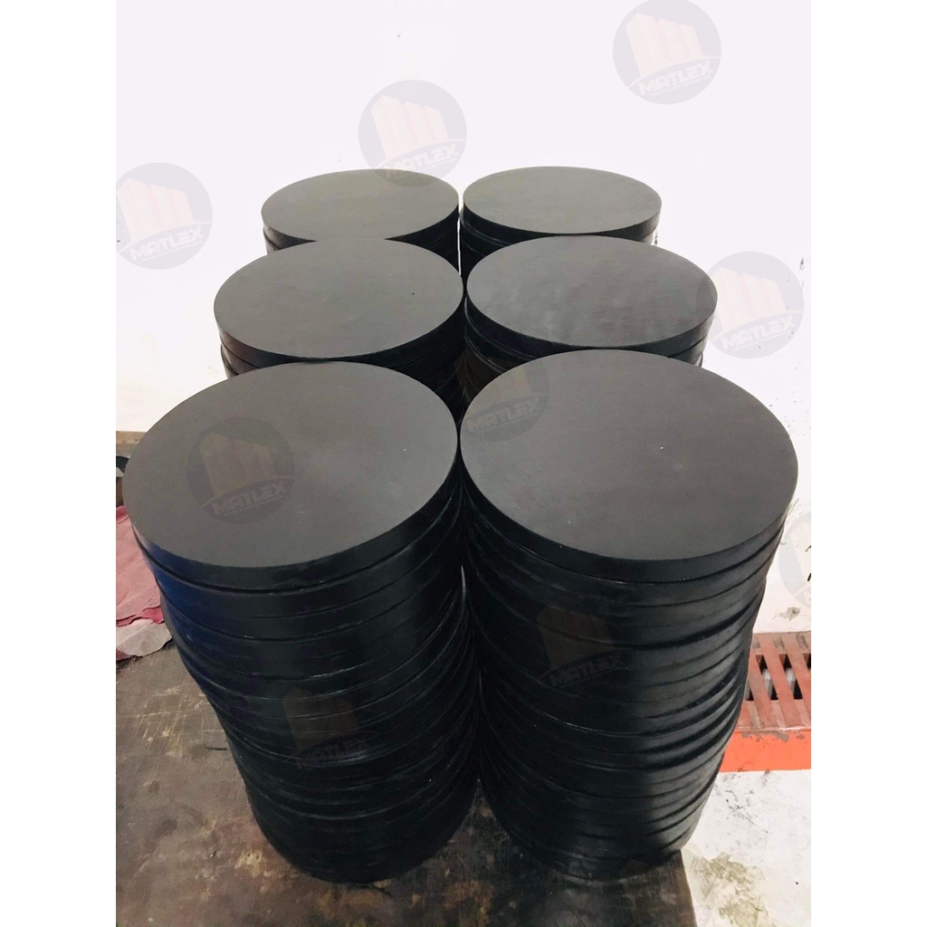 Matlex Neoprene Rubber Disc Cylindrical Anti Shock Absorber Rubber ...