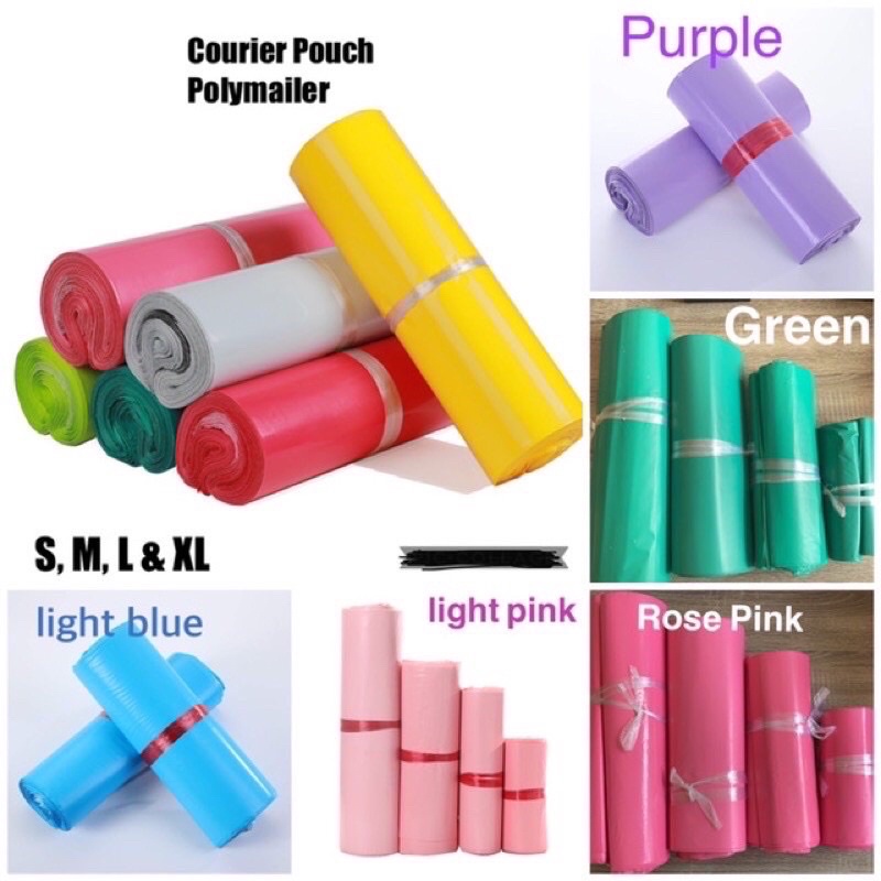 H&L COD#100pcs Courier Shipping Pouch /Polymailer Pouch/Self Adhesive ...