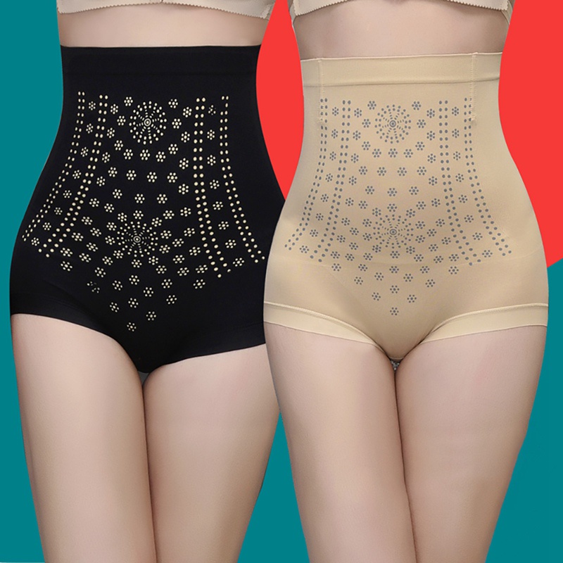 Women High Waist Abdomen Pants Corset Panties Briefs Slimming Fat Burning Body Shaping Panty ...