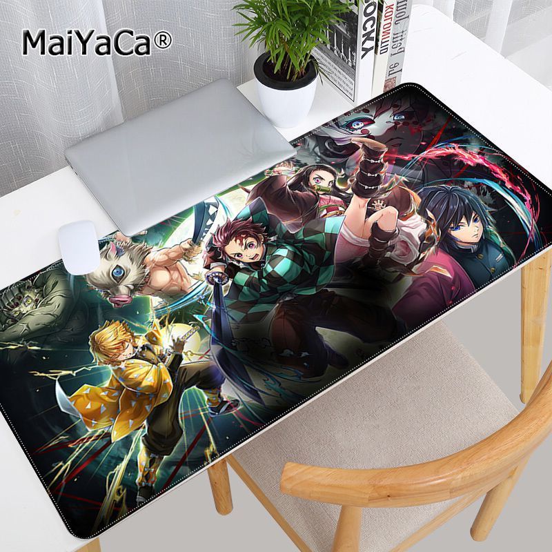 Anime Demon Slayer Kimetsu No Yaiba 60x30/90x40cm Large Keyboard Desk ...