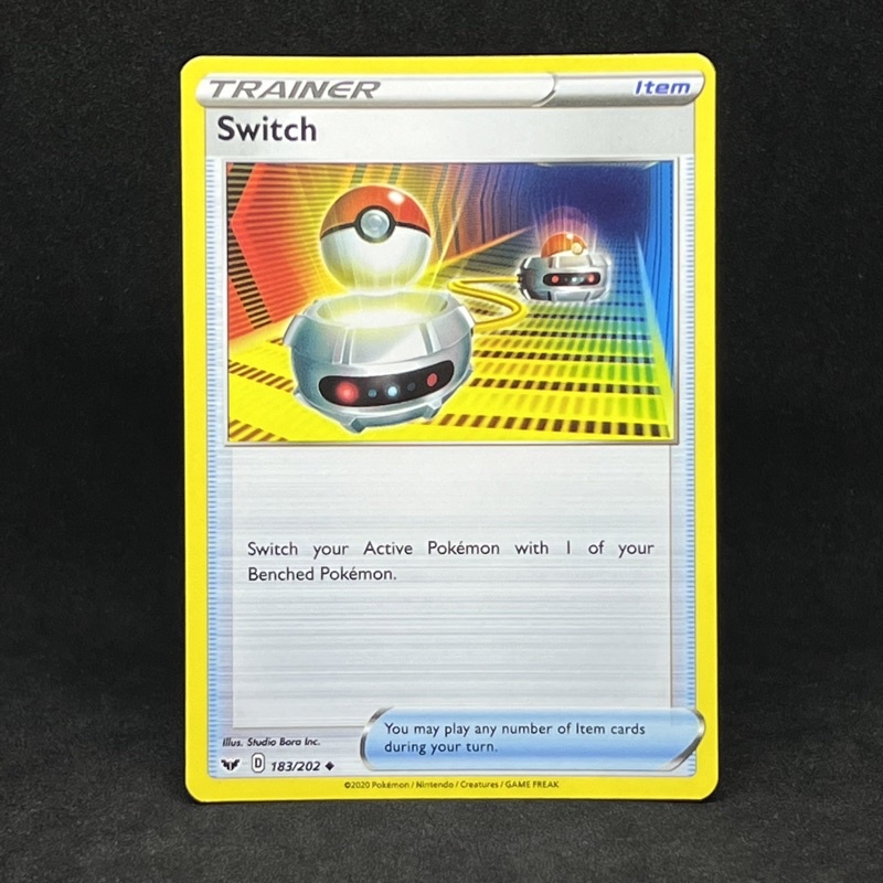 Pokemon TCG Switch 183/202 2020 Sword & Shield Base Set Competitive ...