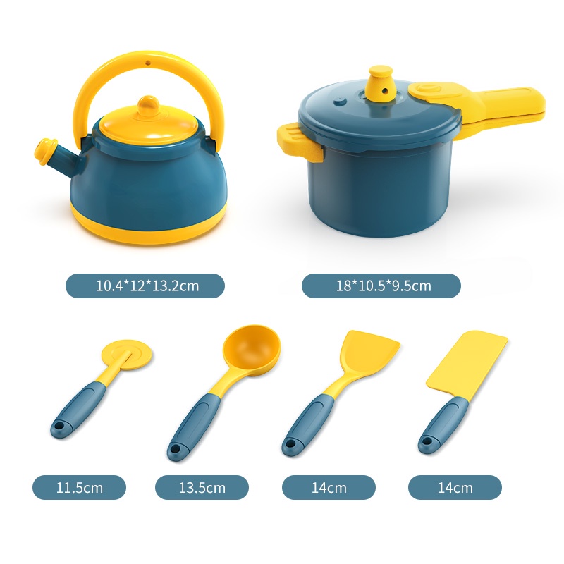 Yimi Children's Play House Kitchen Toys Rice Cooker Set | Shopee ...