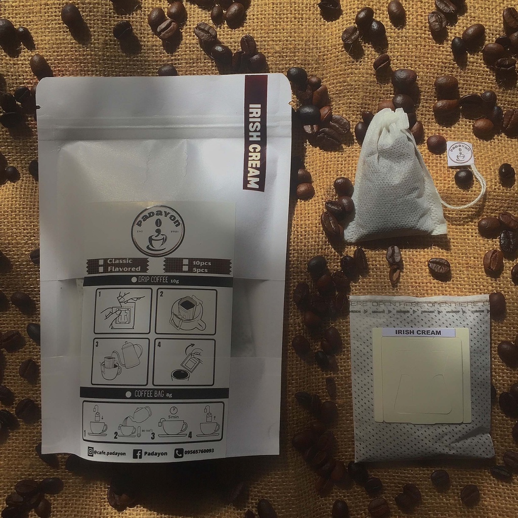 Flavored Irish Cream Drip and Dip Coffee - 10s and 5s | Shopee Philippines
