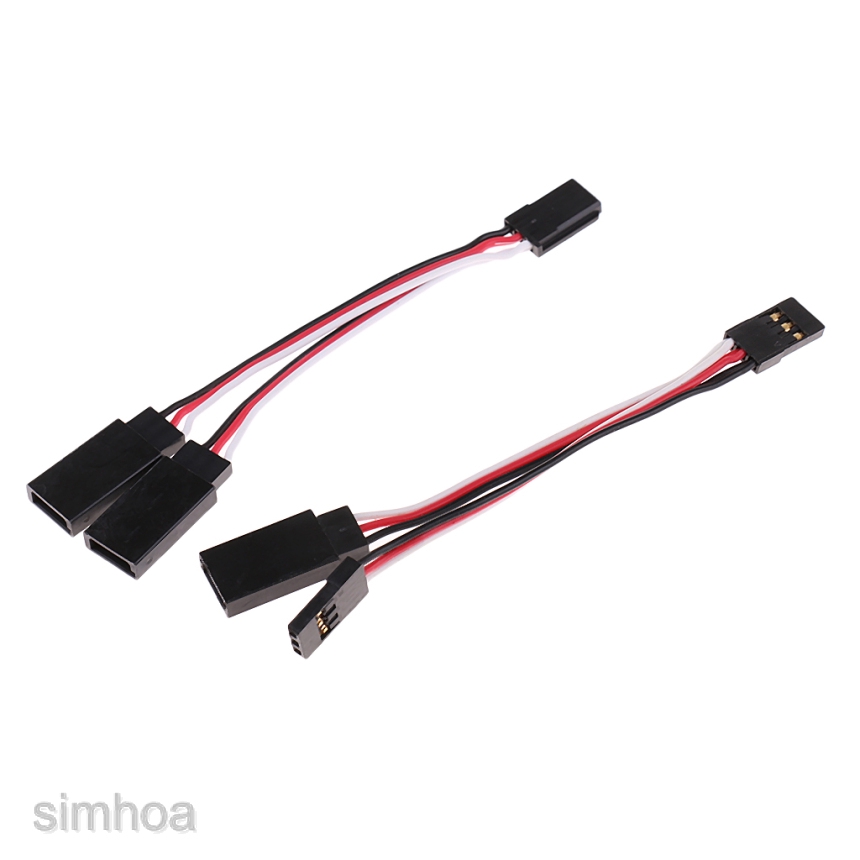 4pcs Y Shape Wire Harness Cable Male Female Connector 3Pins for RC Car ...