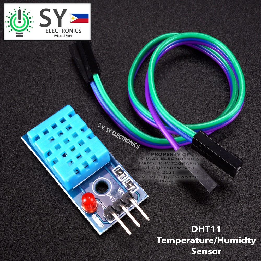 DHT11 Temperature And Relative Humidity Sensor Module For Arduino with ...