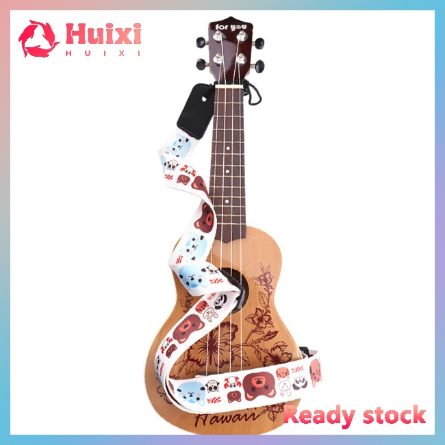 Hui Lovely Cartoon Kids Ukulele Strap Polyester Band Belt Music ...
