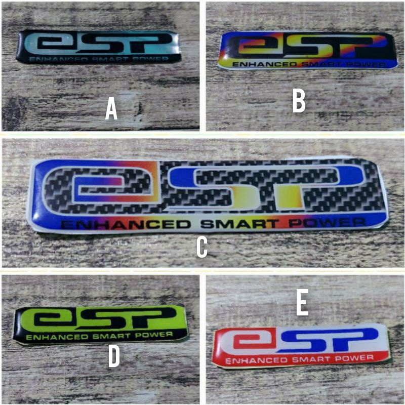 3d Embossed ESP EMBLEM STICKER | Shopee Philippines