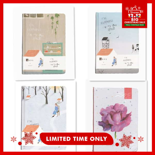 HOKKA HARDBOUND A5 Blank Notebook with Design (112 Pages) 12.8cm*18.6cm ...