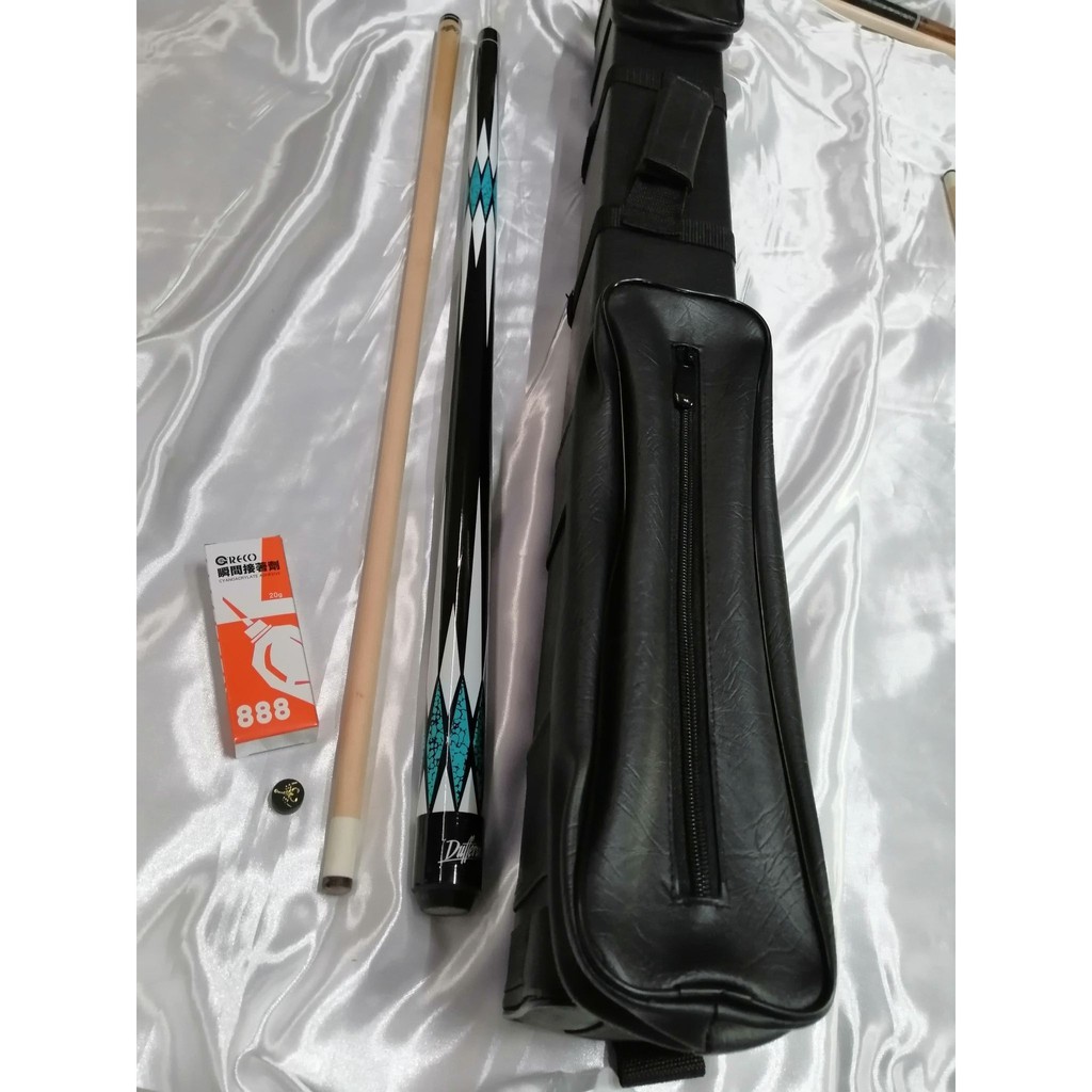 DUFFERIN CUE STICK WITH 3x3 hardcase and 1pc scorpion tip and FREE 888 ...