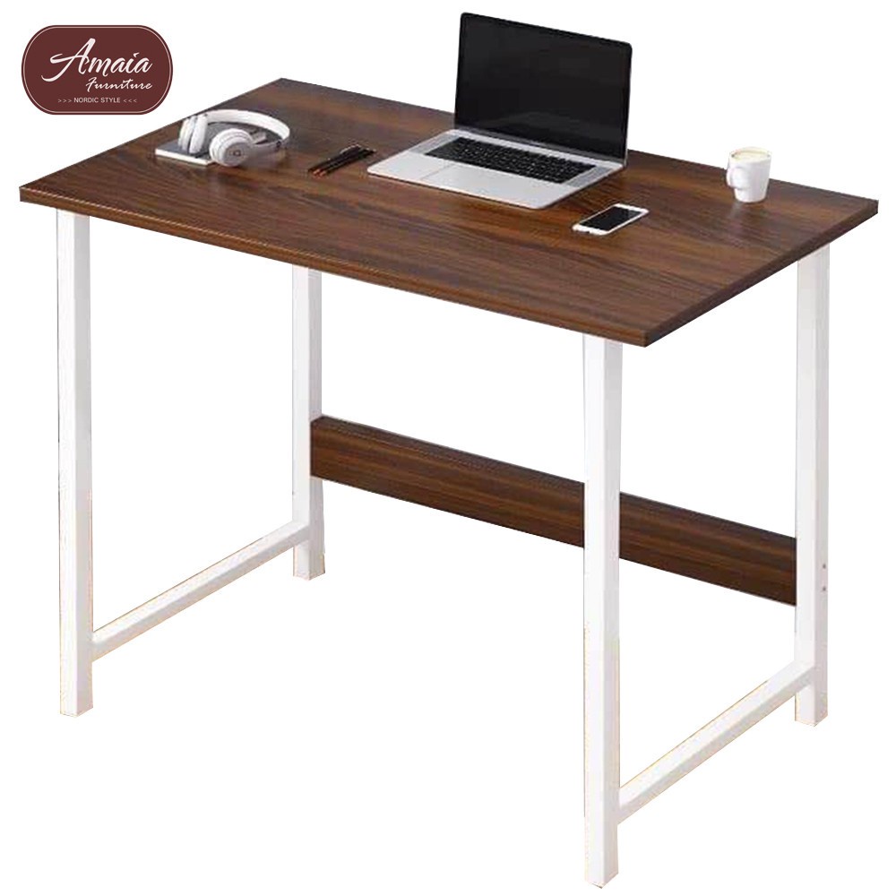 High quality modern minimalist computer desk solid wood study home ...