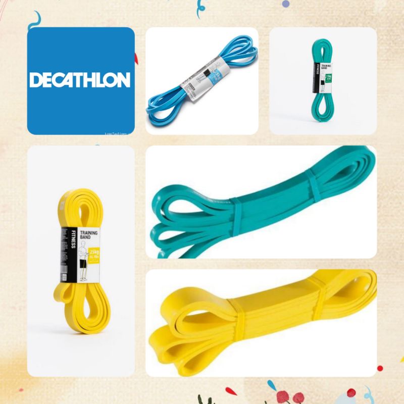 DECATHLON elastic Exercise band Model 5/15/25 kg | Shopee Philippines