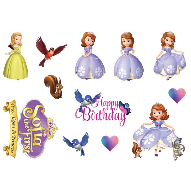 Sofia The First Cake Topper Cupcake Topper Kek Topper Shopee Philippines