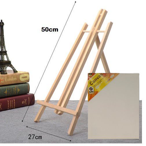 Table Stand Easel Stand with Free Primed Canvas Board | Shopee Philippines