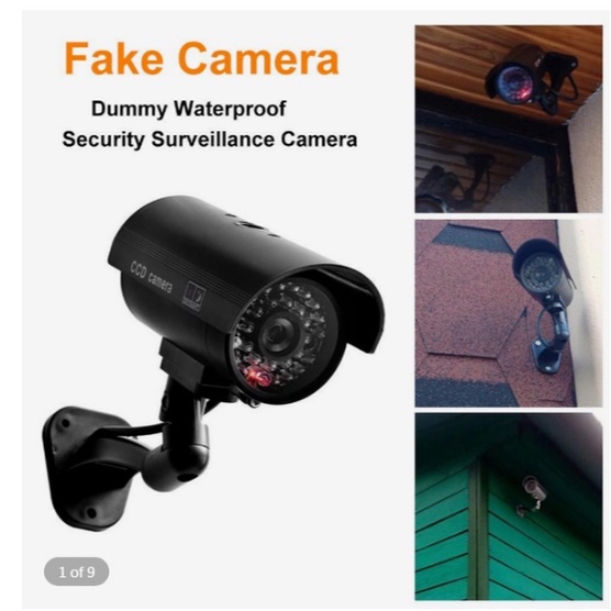 Fake Dummy CCTV Camera Realistic Surveillance security camera looks ...