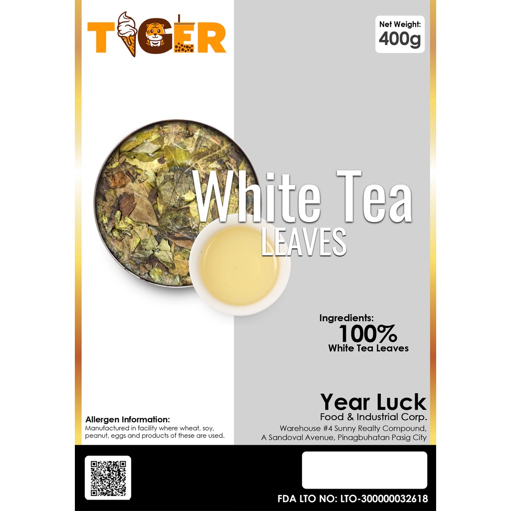 Tiger White Tea Leaves ( Premium Quality, Healthy Beverage ) | Shopee ...