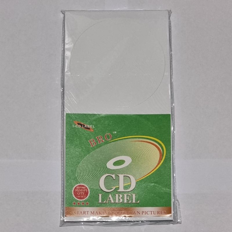 Cd LABEL GLOSSY PHOTO "BRO" / CD DVD LABEL | Shopee Philippines