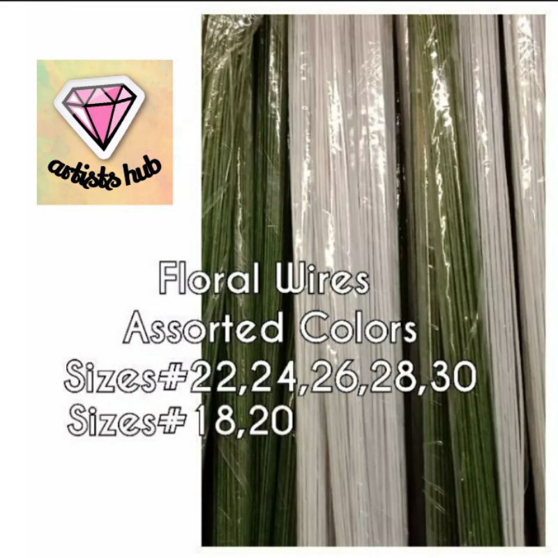 RESTOCKED!! Floral Wires - Sizes#18,30,22,24,26,28,30 -* 50/100 By ...