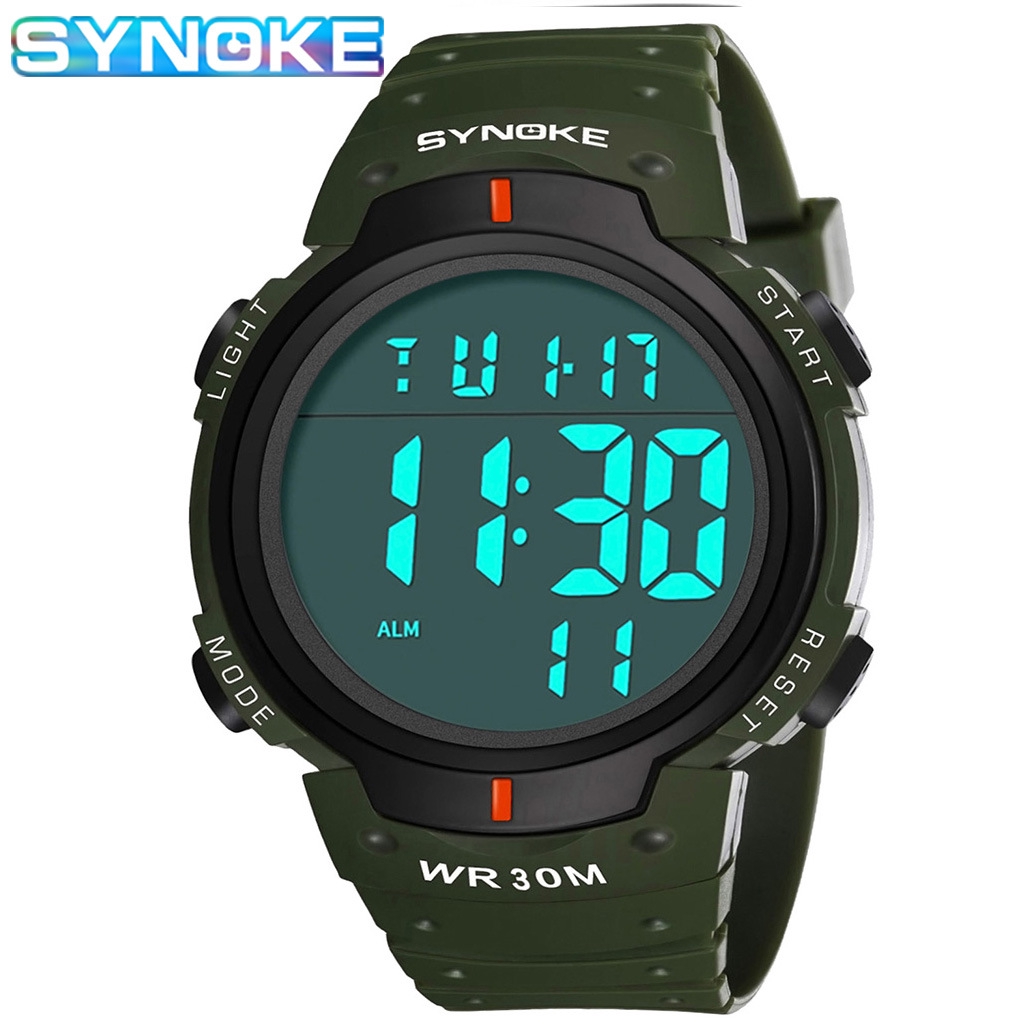 Synoke Multifunction Sports Jam Tangan Luminarc Waterproof Wrist Watch ...