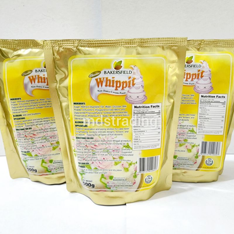 Whippit Plain Non Dairy Whipping Paste Topping Frosting Bakersfield ...