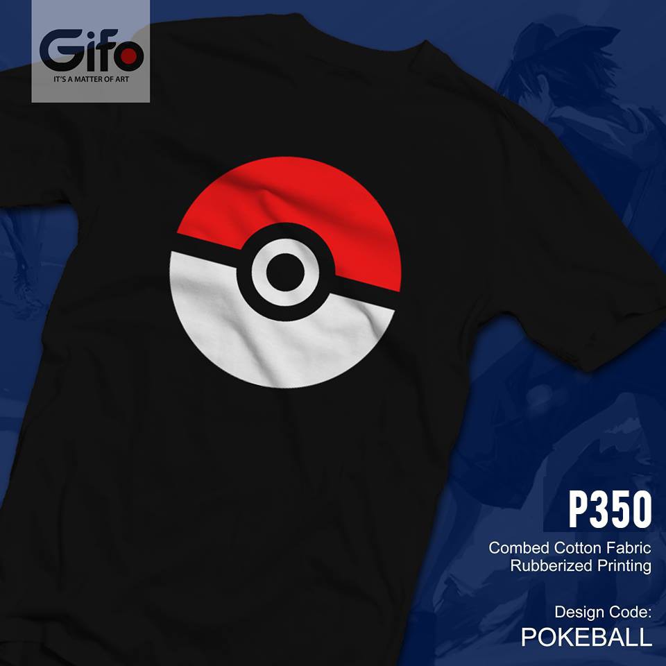 Gifo Shopee POKEMON Pokeball Shirt | Shopee Philippines