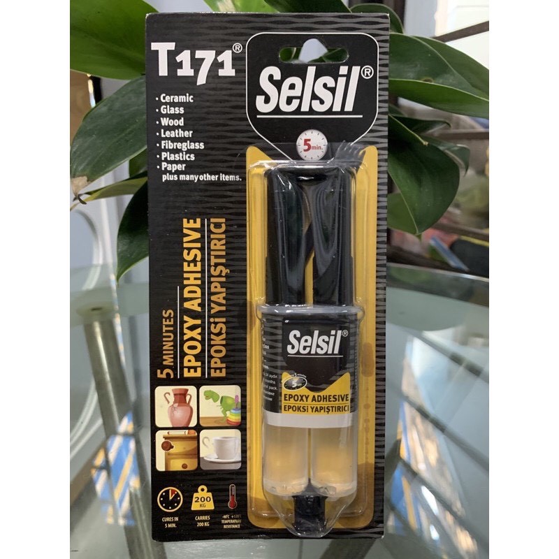 Selsil T171 Mul 5-minute dry multi-purpose Epoxy glue for all surfaces ...