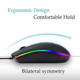 FIREWOLF M3 Business Office Luminous 4D Wired Mouse | Shopee Philippines