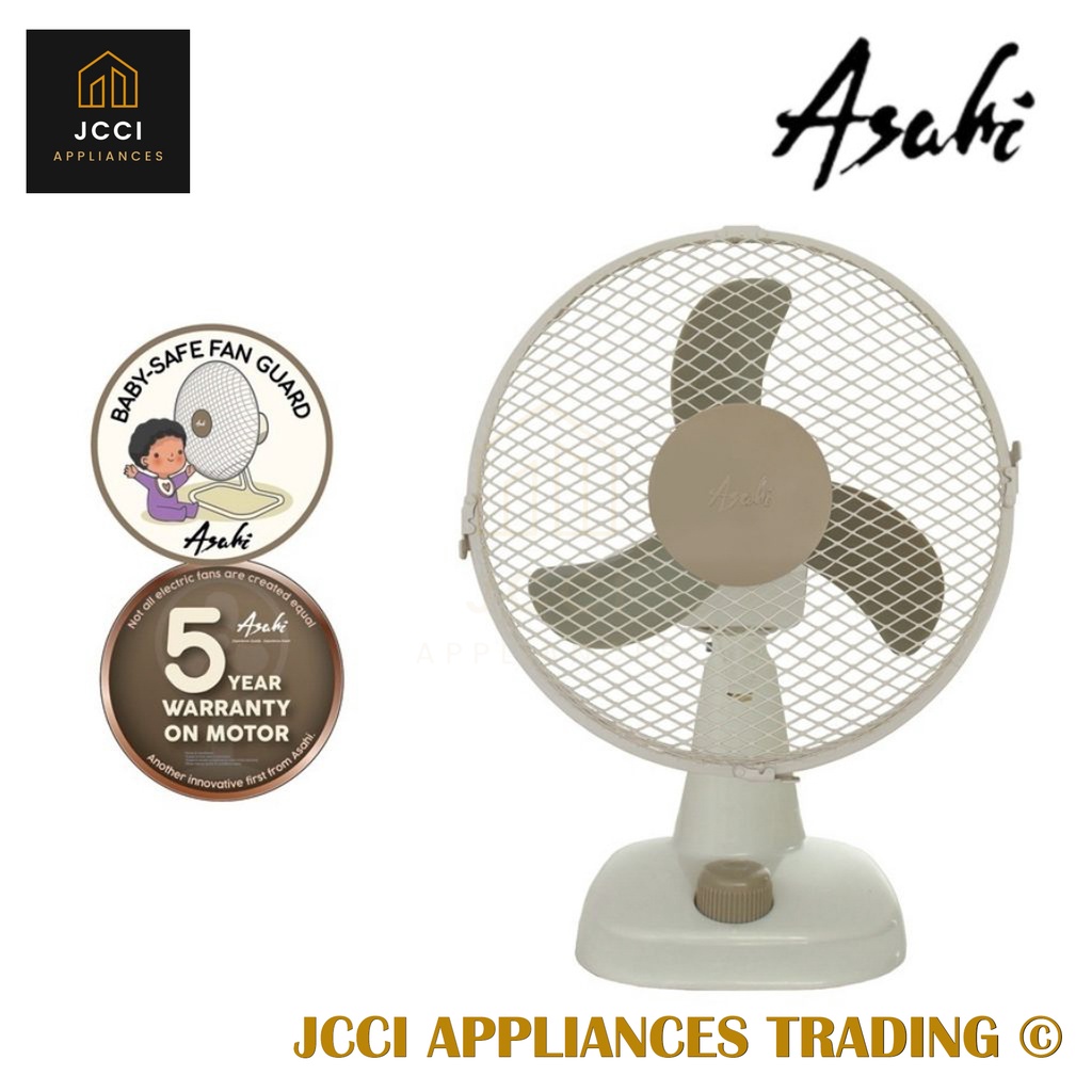 Asahi BG 9002 Baby-Safe Grill 9" Desk Fan | Shopee Philippines