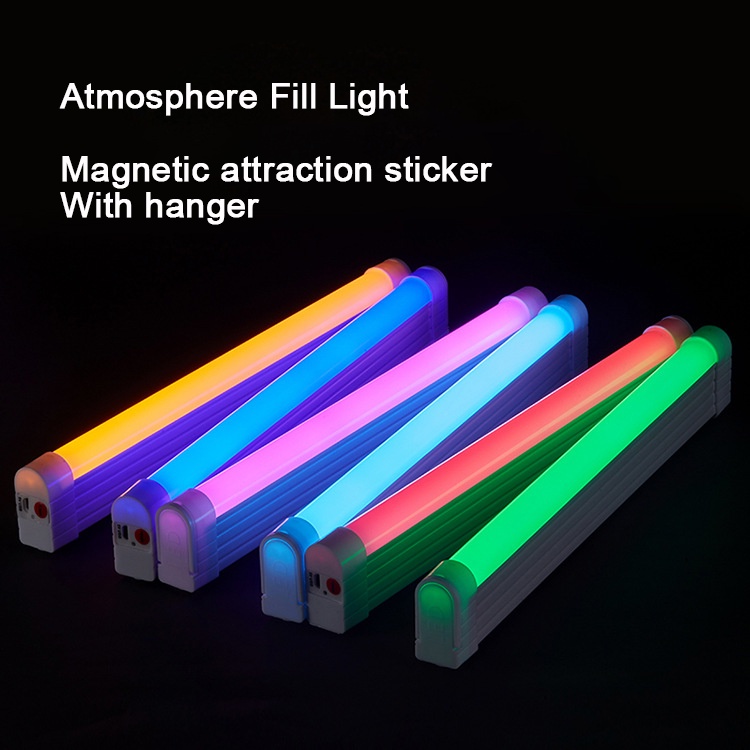 Led Fill Light RGB Light Stick Colorful Atmosphere Lamp Tube Stick ...