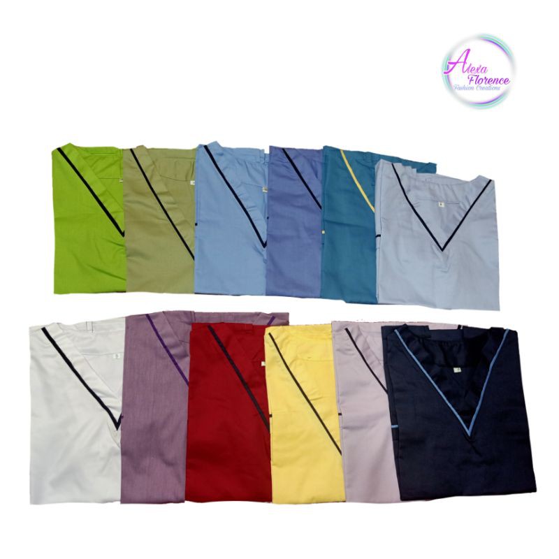 Alexa Florence Scrub Suit US Cotton | Shopee Philippines