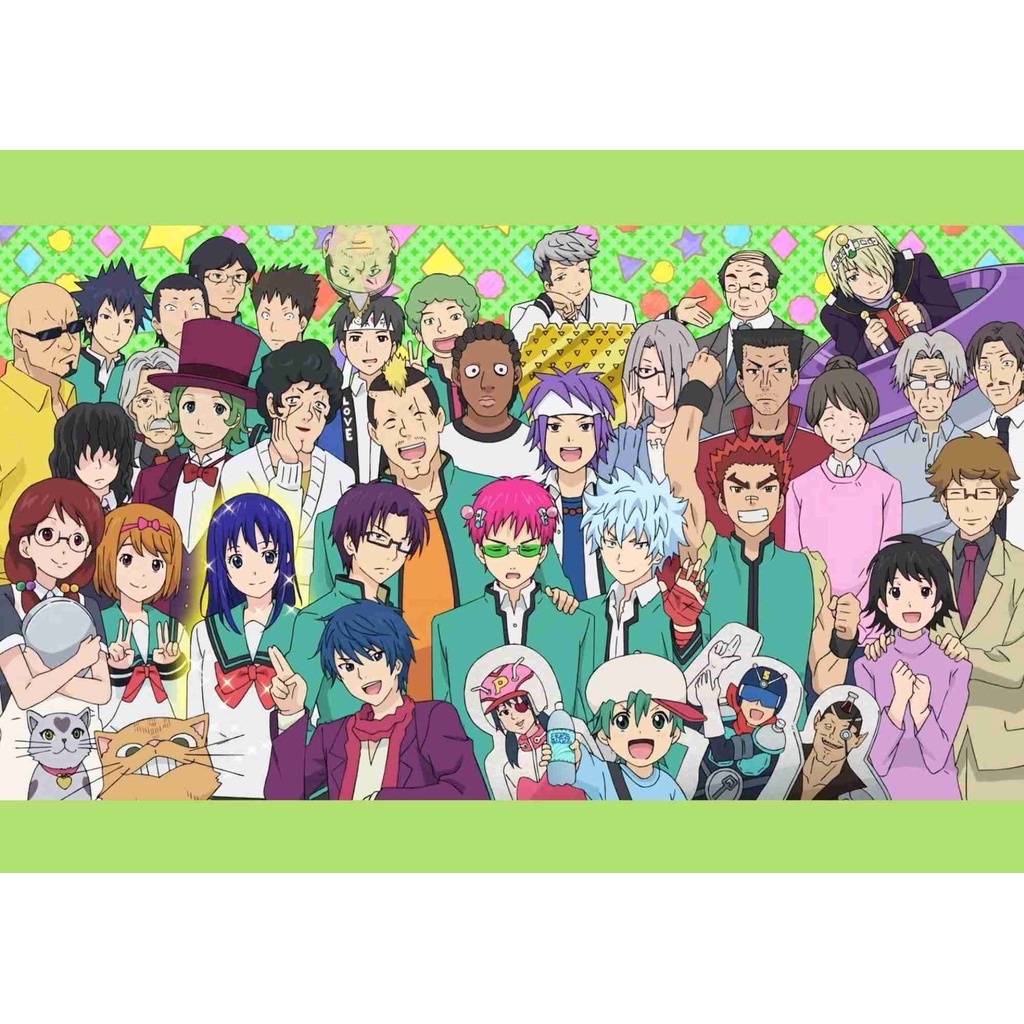 The Disastrous Life of Saiki K. Anime Poster A4 Size | Shopee Philippines