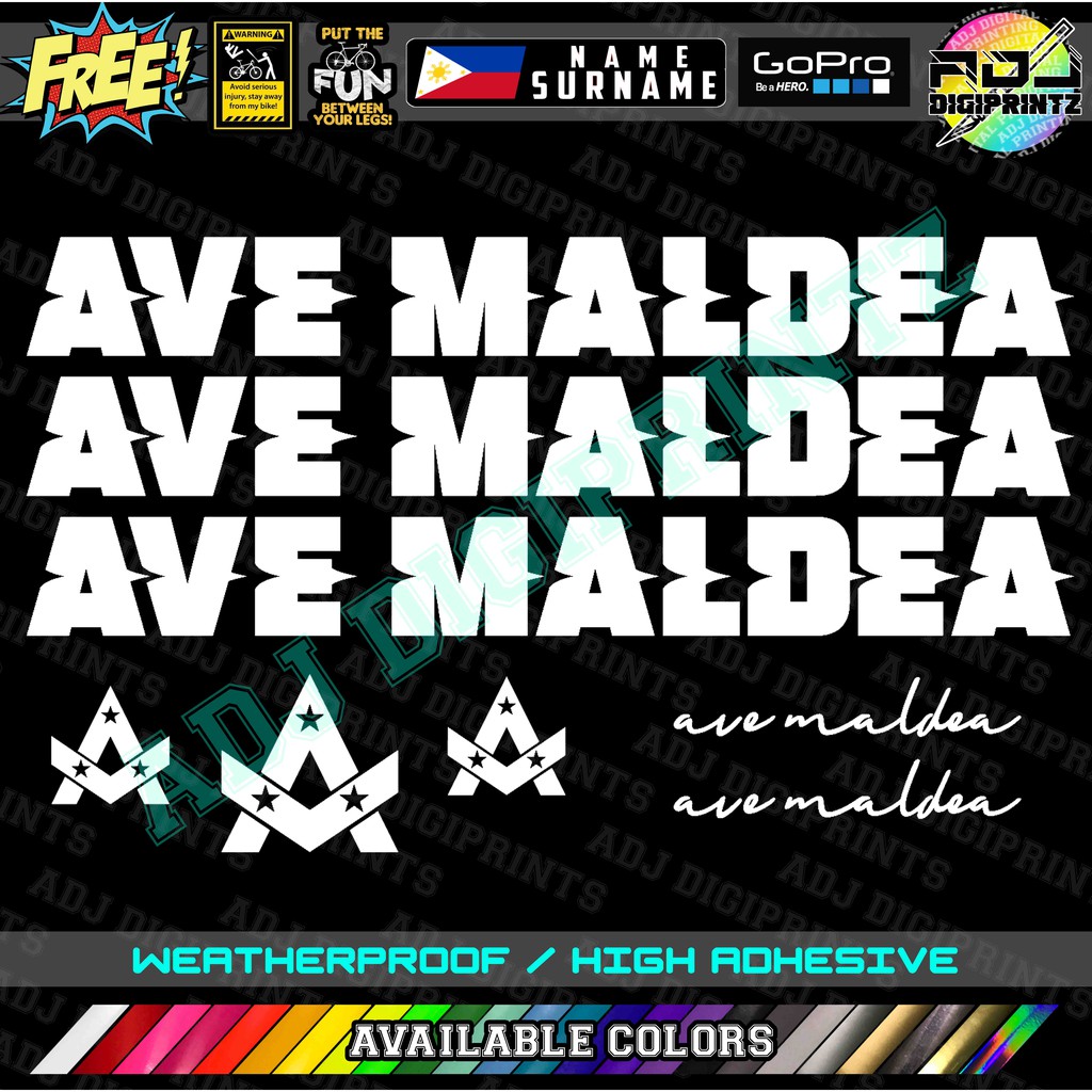 AVE MALDEA Frame Stickers Cutout Vinyl | Shopee Philippines