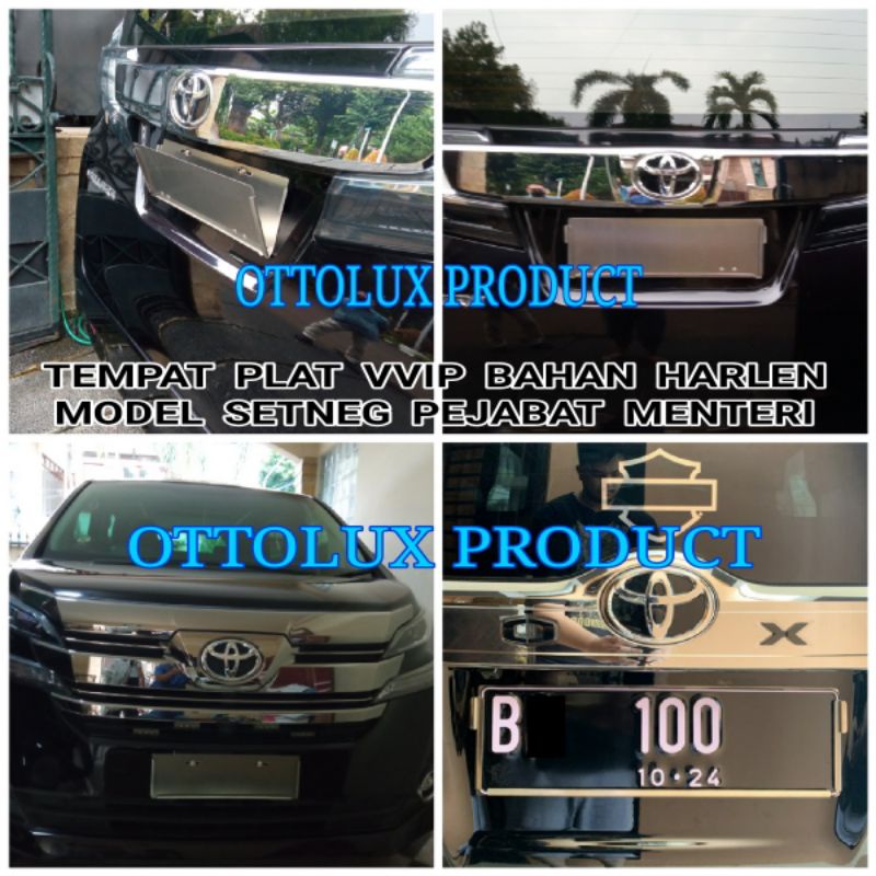 Vvip Minister type car number plate holder, the best material from ...