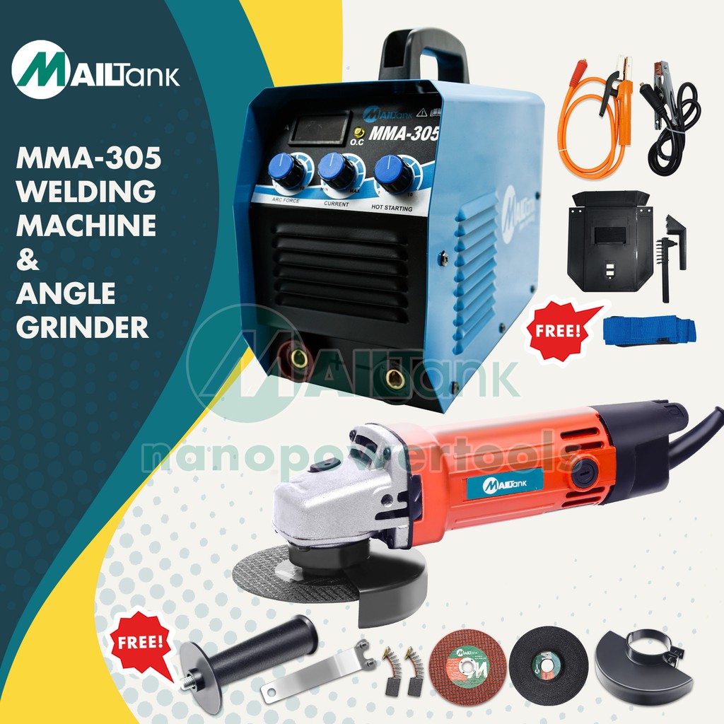 MAILTANK (SH83.SH05) Welding Machine MMA-305G Digital Inverted & Angle ...
