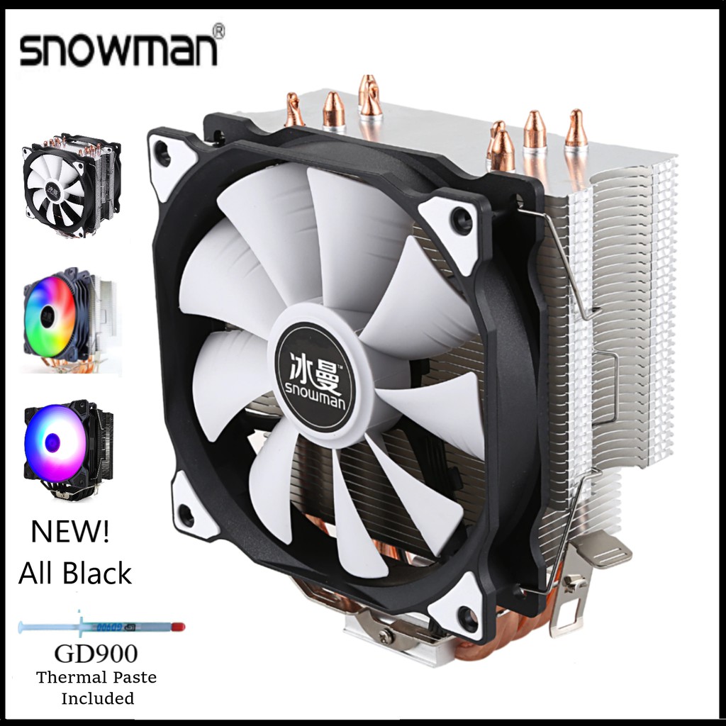 Snowman T6 / T4. CPU Air Cooler for Intel / AMD / AM4 AM5. LGA 1700 Ready cooler. | Shopee ...