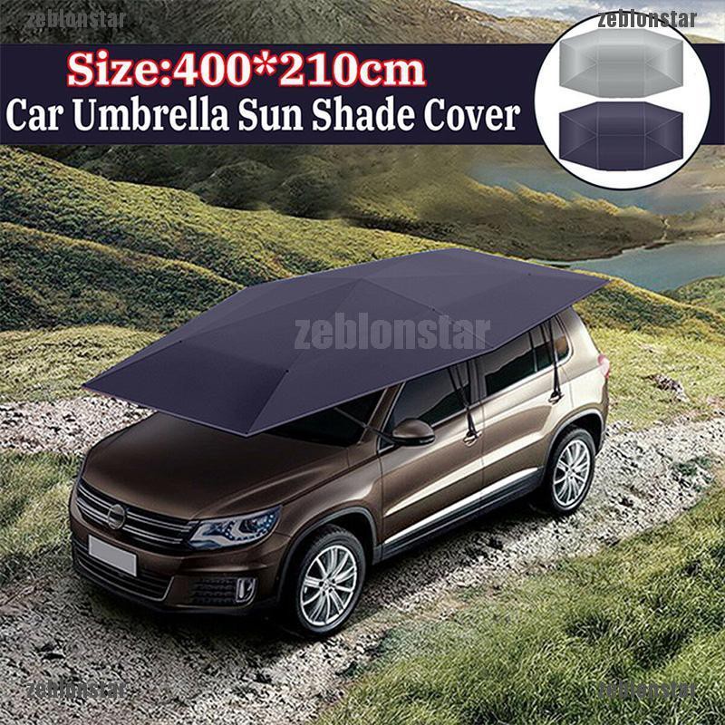 Zstar Universal Car Sun Shade Umbrella Cover Tent Cloth UV Protect ...