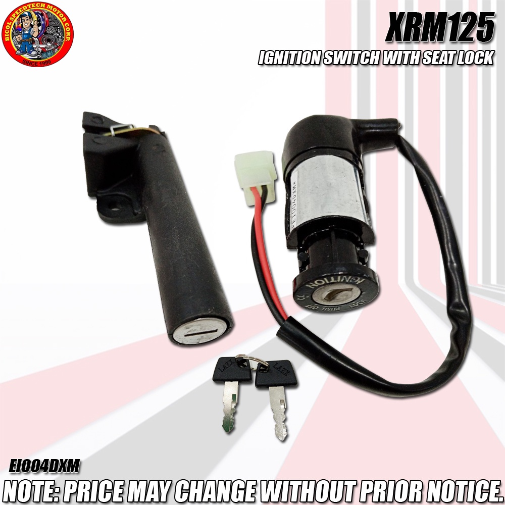 XRM 125 IGNITION SWITCH W/ SEAT LOCK (EI004DXM) | Shopee Philippines